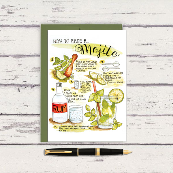 How to make a Mojito Greeting Card – Meadowbrook Lane